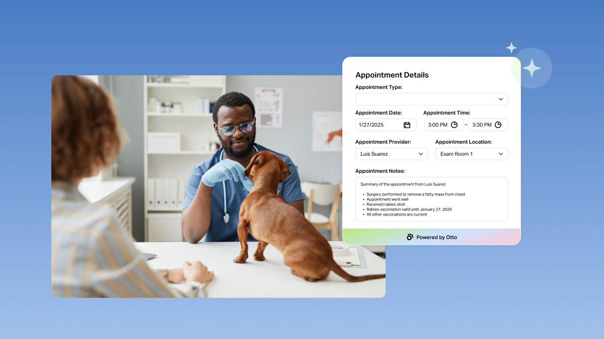 Focus on Pet Care, Let AI Take Your Notes. - Otto