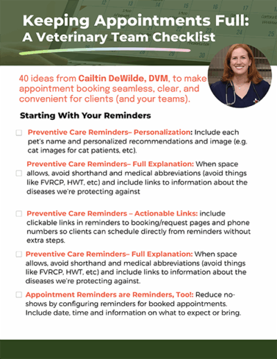 40 Ideas to Keep Your Appointments Full - Otto.vet